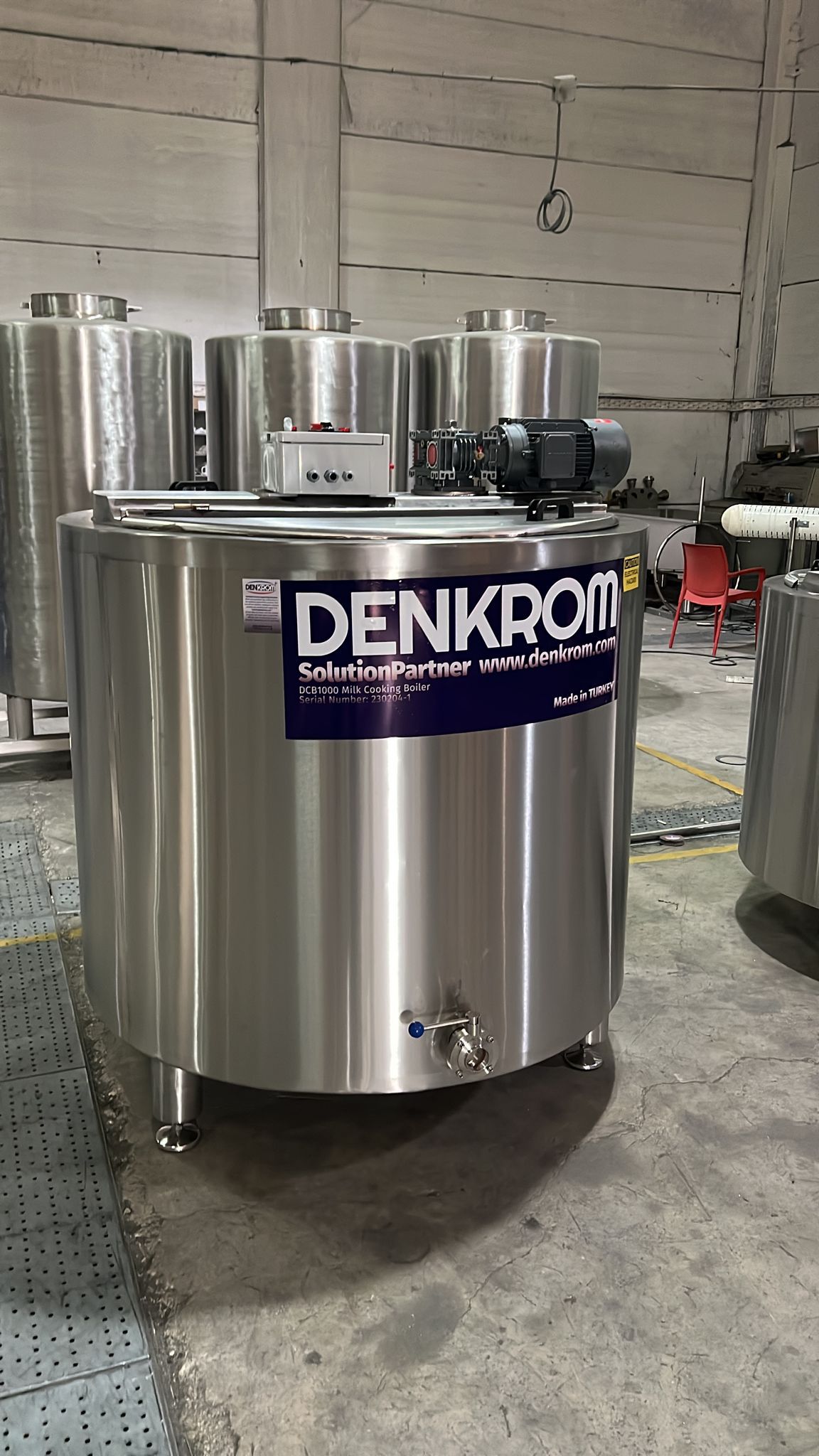 Milk Cooking Vat - Agridisk